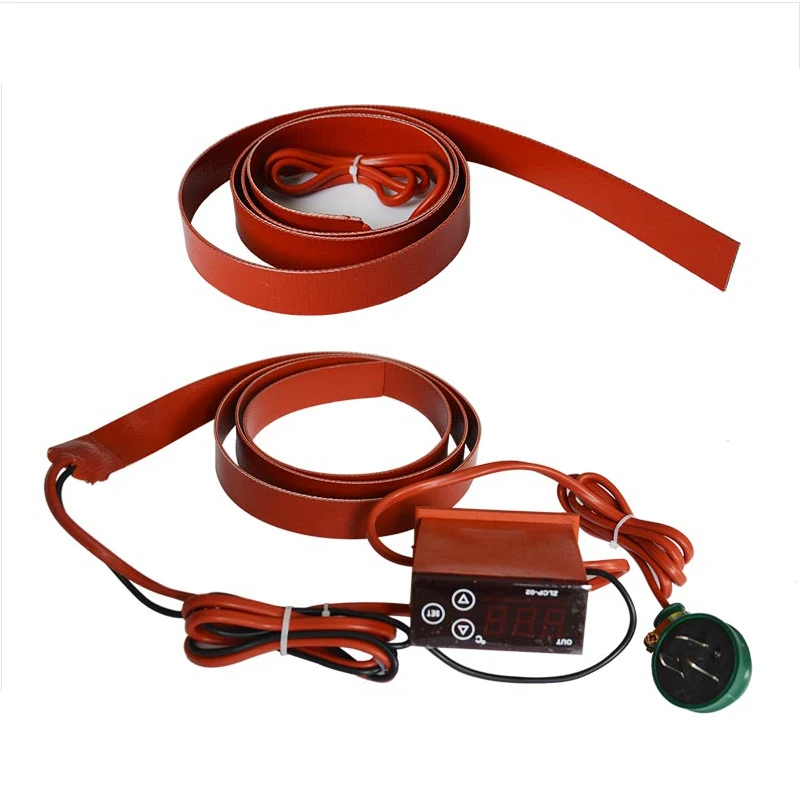 220v Electric Flexible Defrost Drain Pipe Heater Silicone Rubber Belt ...