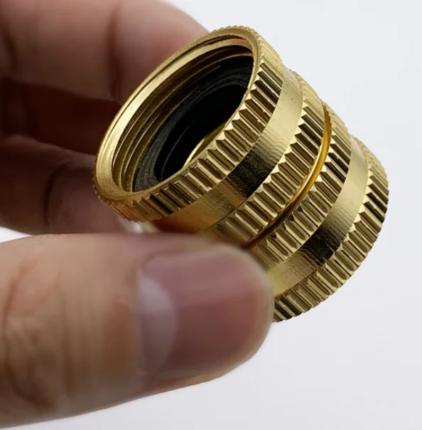 Garden Hose Threaded Adapter Brass Quick Connector Female Male ...