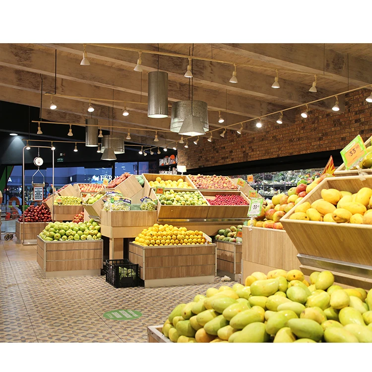 Fruit Shop Shelves Multi-level Durable Factory Specializing In Snack ...