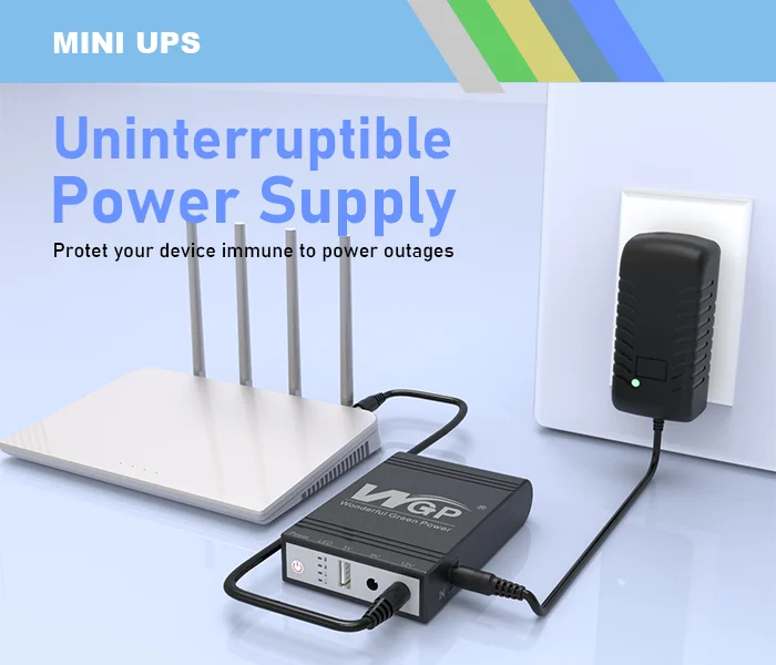 Mini Dc Ups Battery 12v 5v 9v Backup Mini Ups Power For Wifi Router 10400mah Capacity Mini Ups ...