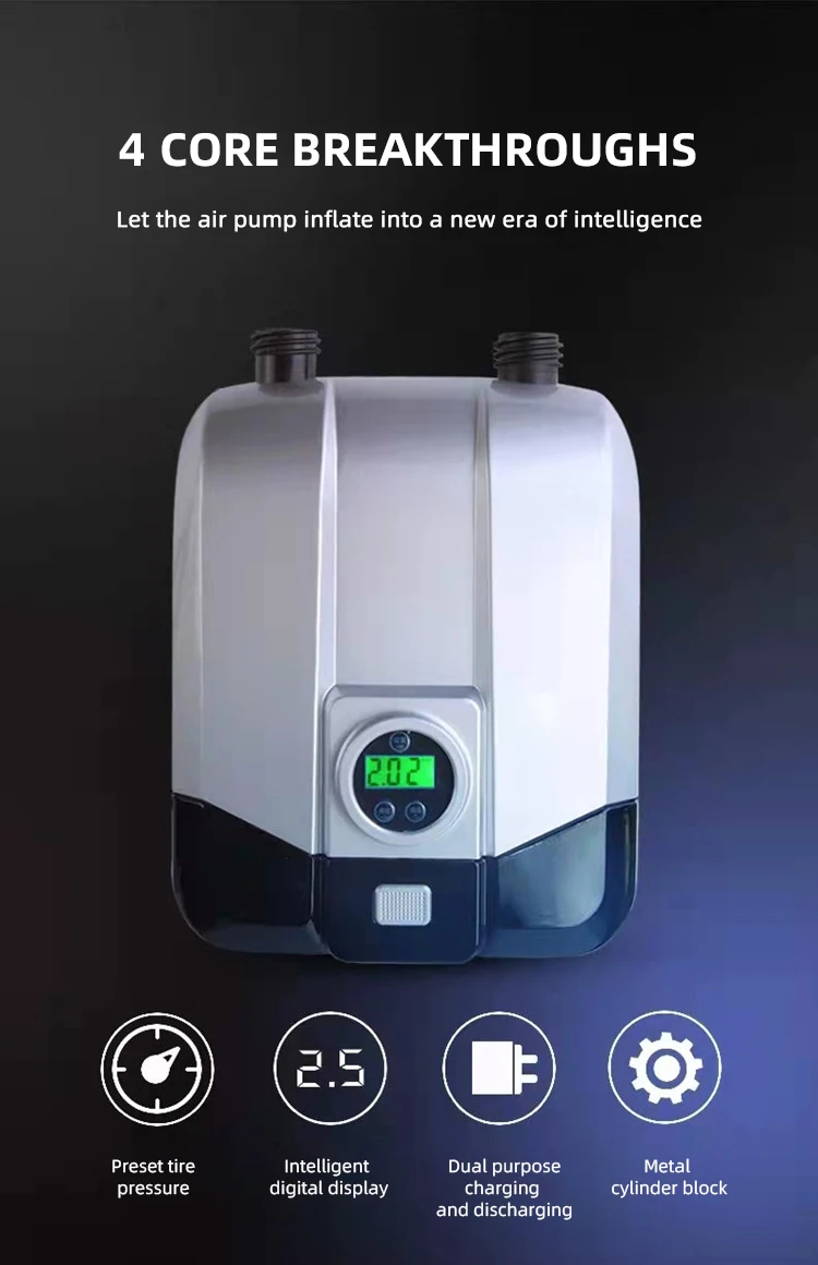 Double Action 12v 20psi Electric Inflation Sup Air Pump For Inflatable ...