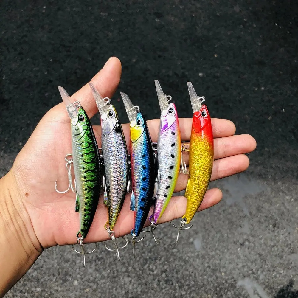 92mm 40g Heavy Sinking Minnow Lures for Bass & Trout