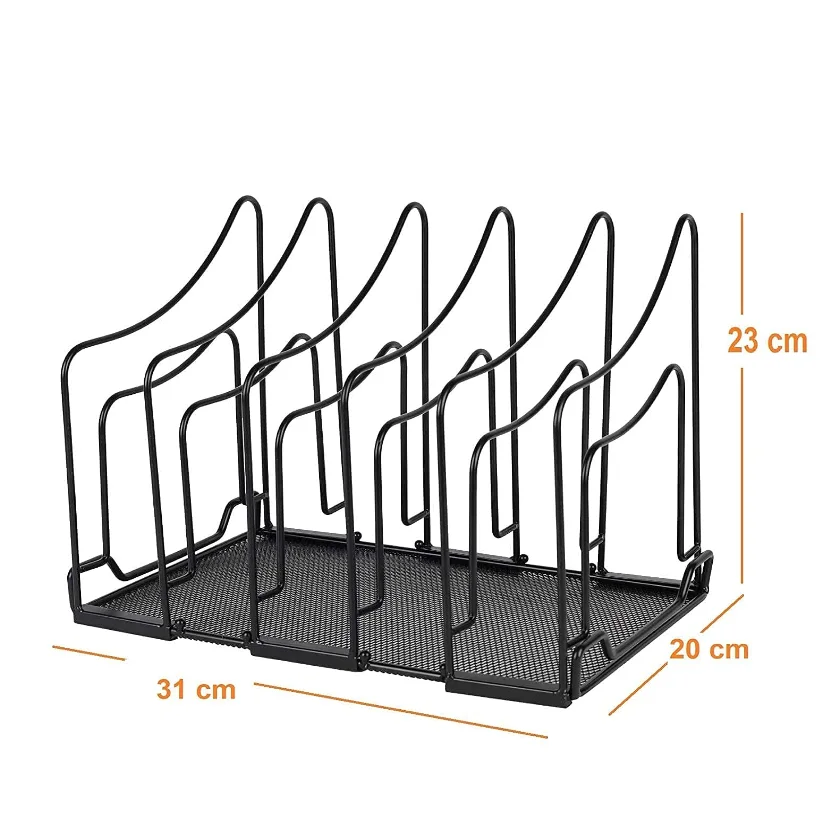 5-Section File Sorter Organizer Metal Desk File Organizer Upright File ...