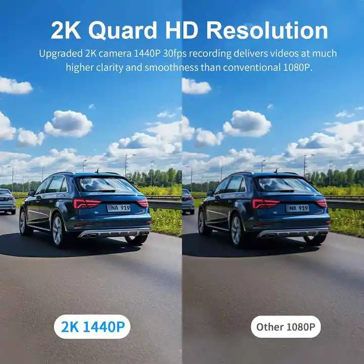 Zimtop ODM OEM WIFI GPS Dash Cam - 1440P, 1.5inch Screen