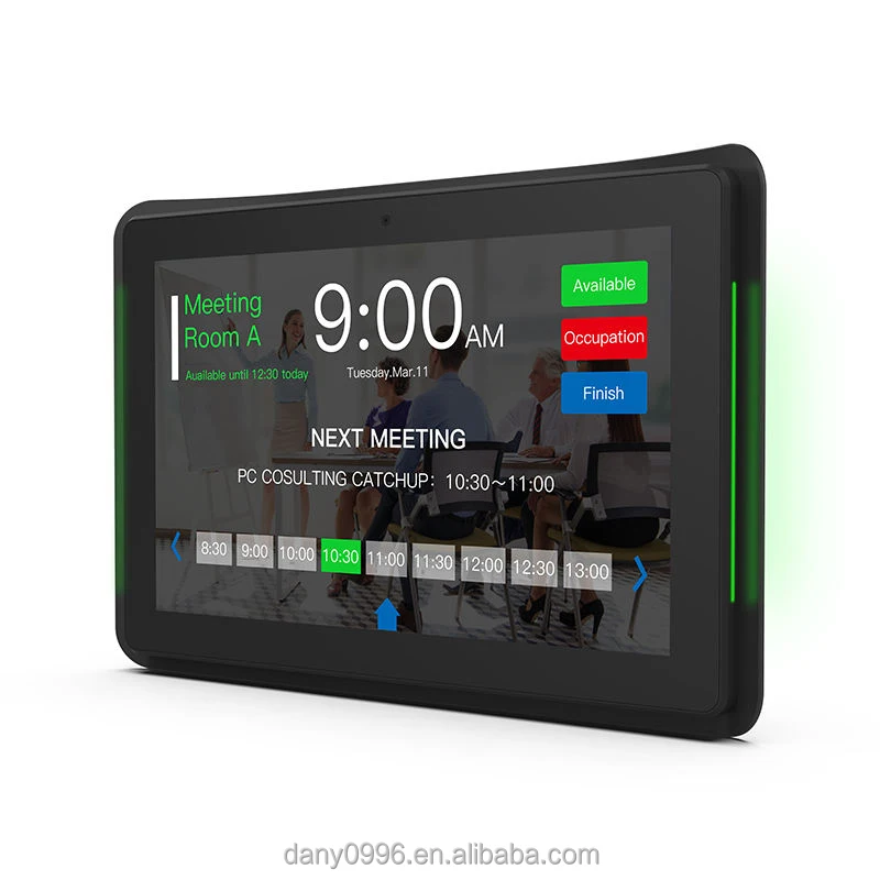 Wall Mount Kiosk 10 Inch Poe Android Tablet Pc Android 10 Touch Screen Tablet For Room Booking ...