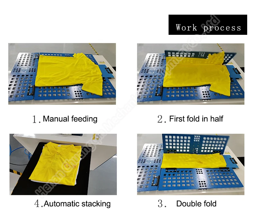 Laundry Automatic Apparel Clothes Folding Stacking Machine - Buy ...