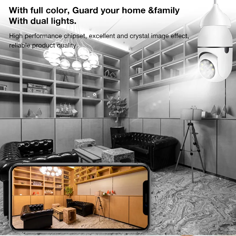 3mp Ultra Hd 360 Degree Ptz Camera Smart Wireless Wifi Cctv Security ...