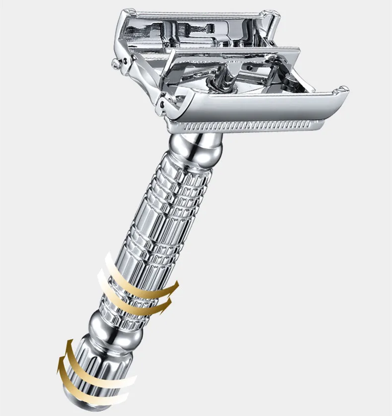 Men's Shaver Butterfly Classic Manual Traditional Double Edge Blade ...