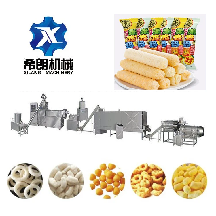Extruded Fried Snack Food 3d Flour Bugles Chips Making Machine/fried ...