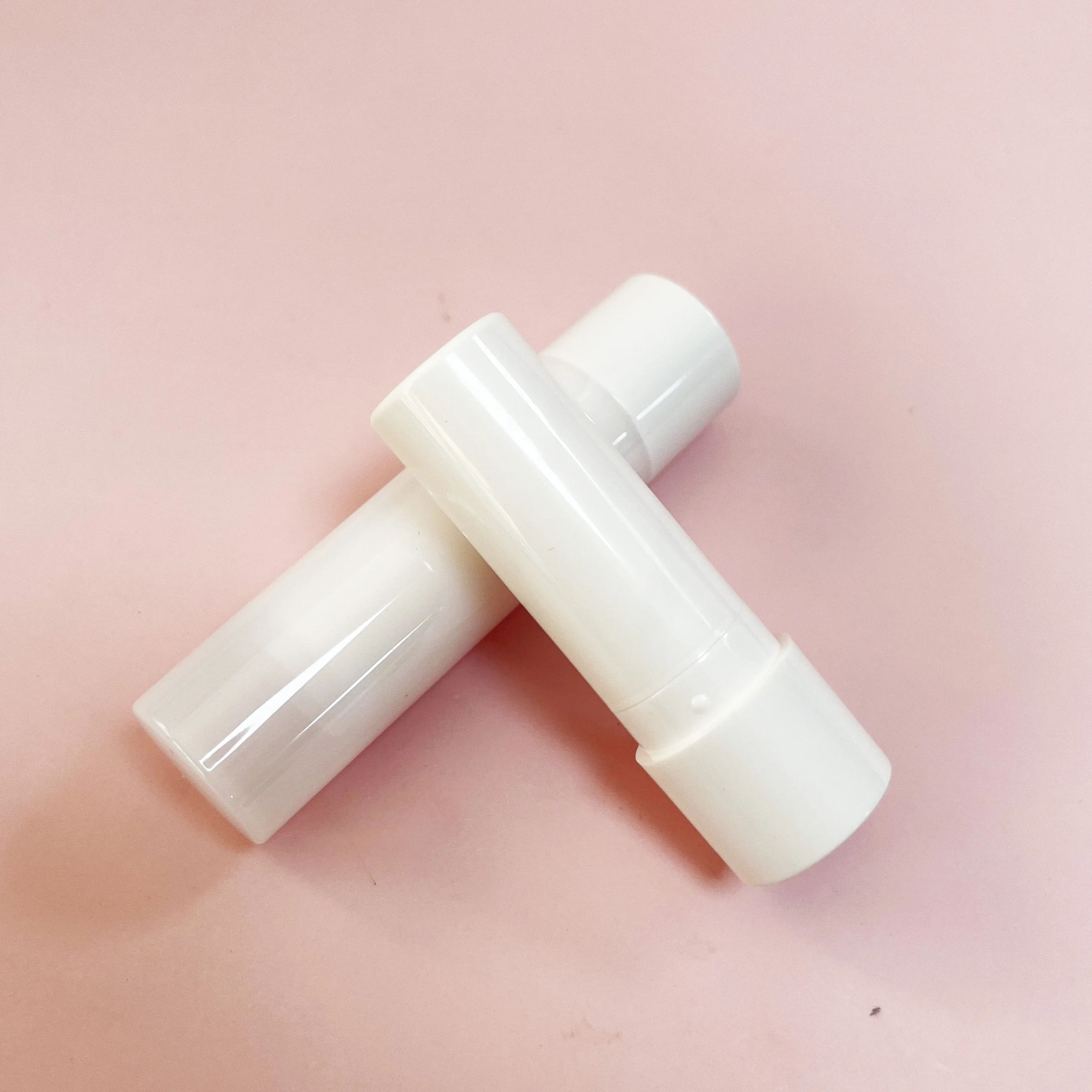 White Lip Stick Lip Balm Tubes - Customizable Containers