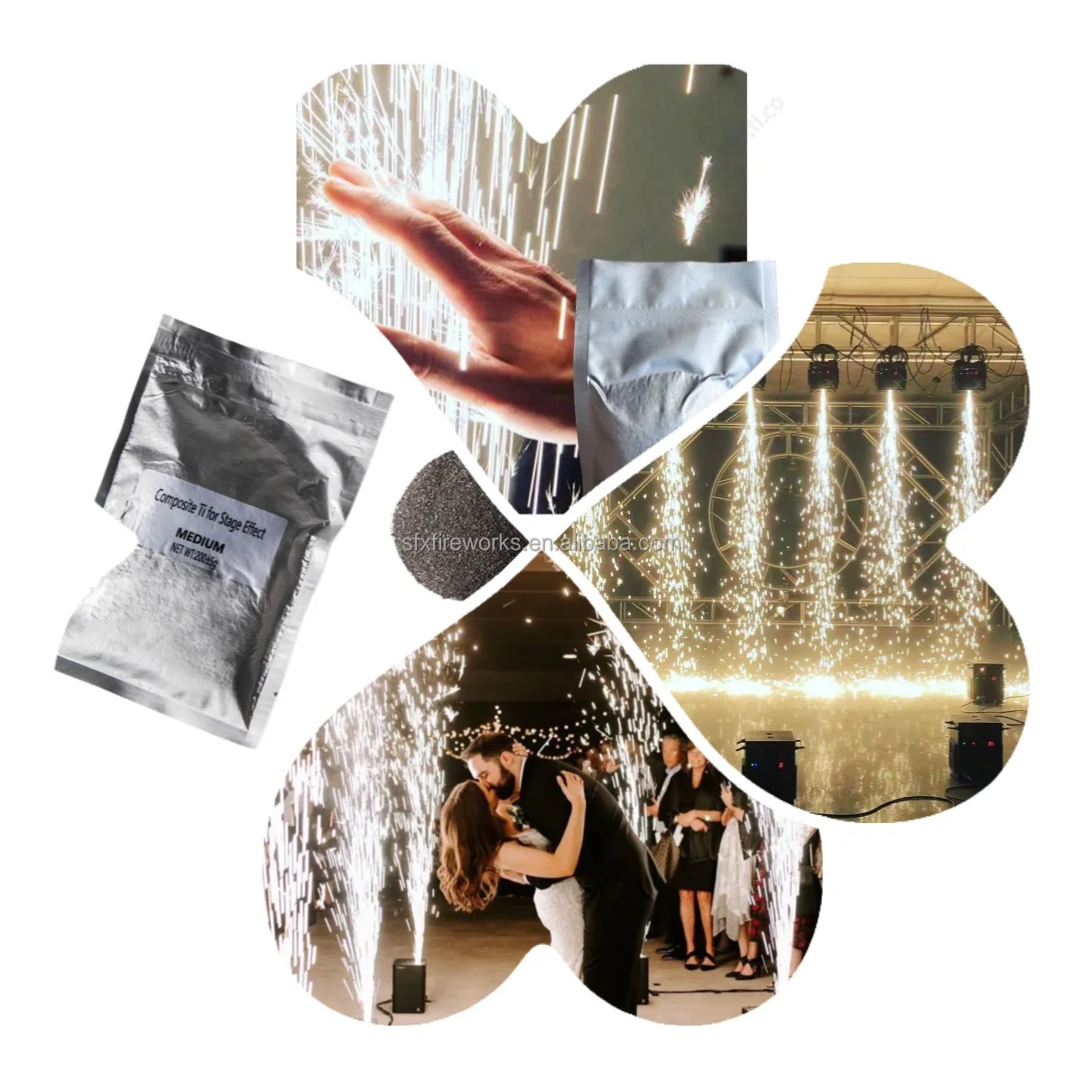 Wedding Marriage Bride Event Gender Reveal Proposal 200g Cold Spark ...