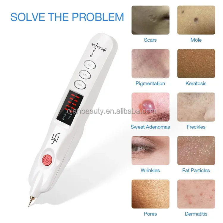 2024 Cold Plasma Fibroblast Plasma Pen Professional Mole Removal Skin ...