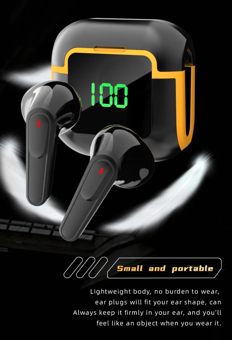 Pro 90 TWS Earbuds - Mini Wireless Earphone E9S with LED Display