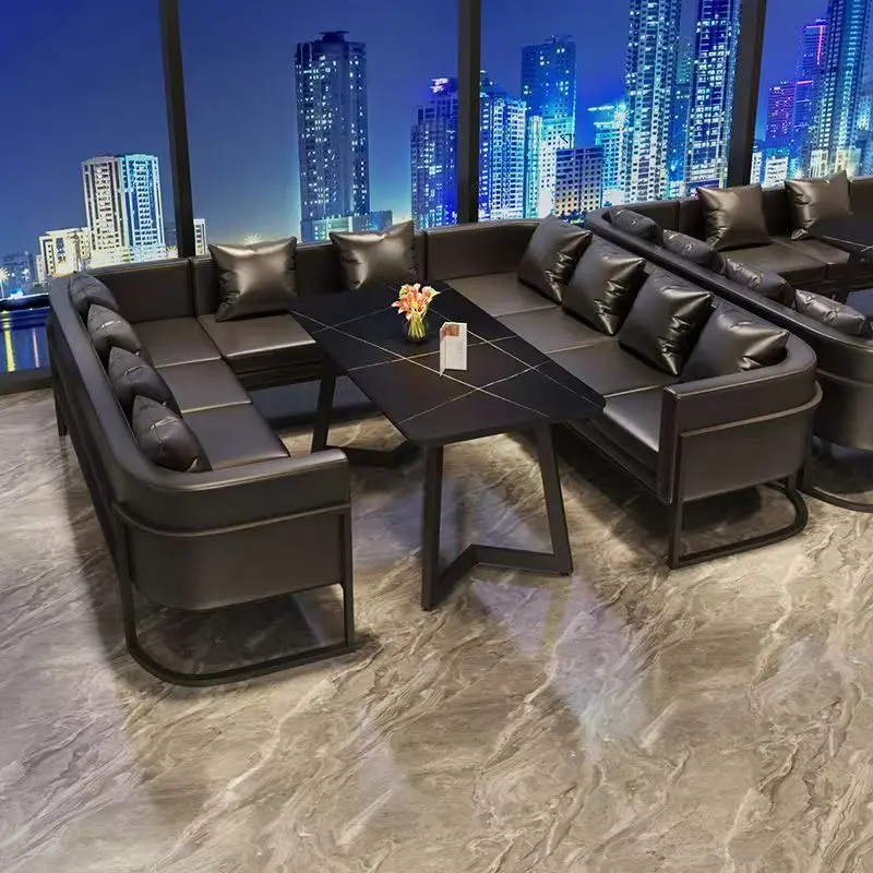 Retro Industrial Style bar Deck Sofa Coffee Western Commercial ...