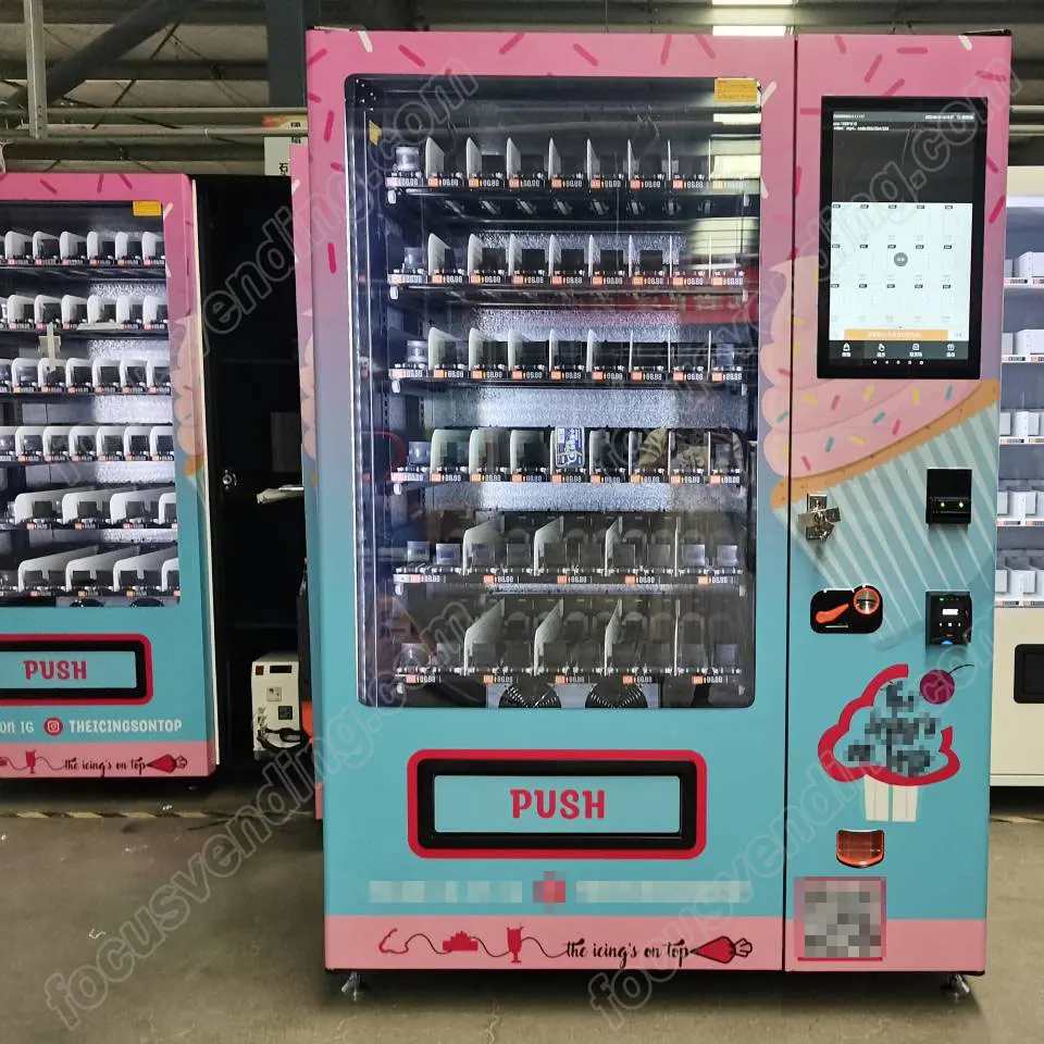 FOCUSVEND Refrigerated Cake Vending Machine for Sale