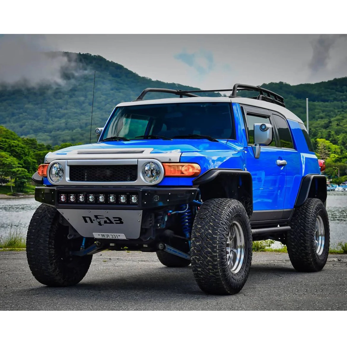 Car Front Bumper For Toyota Fj Cruiser Modified Baja Style Front Bumper ...