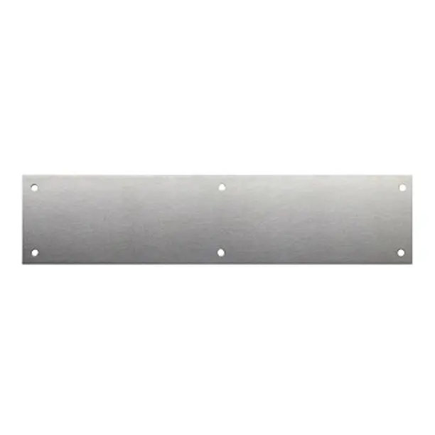 Rectangular Stainless Steel Commercial Kick Plate With Satin Finish ...