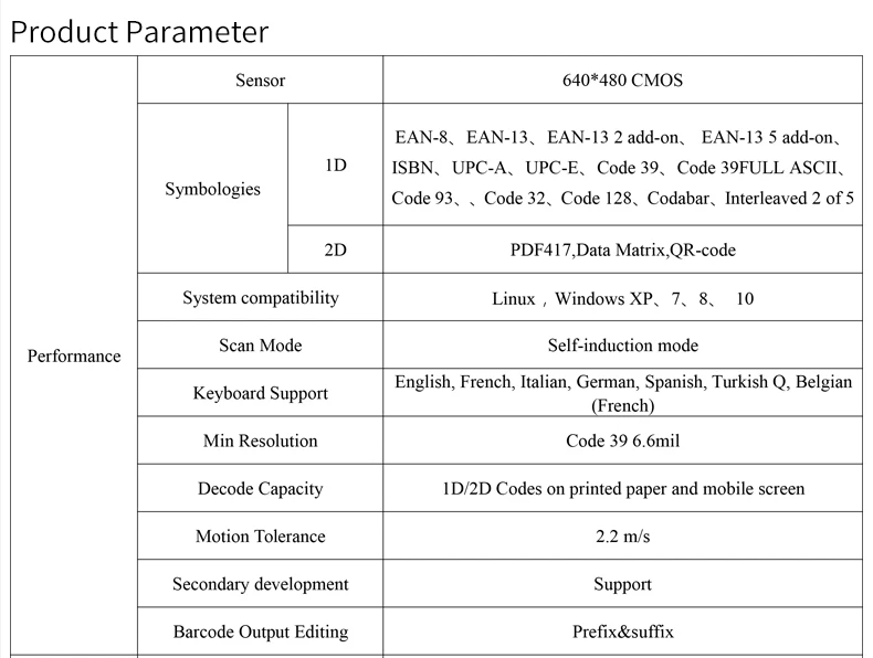 Barcode Scanner Printer 2d Barcode Scanner 2d Laser Wire Qr Bar Code ...