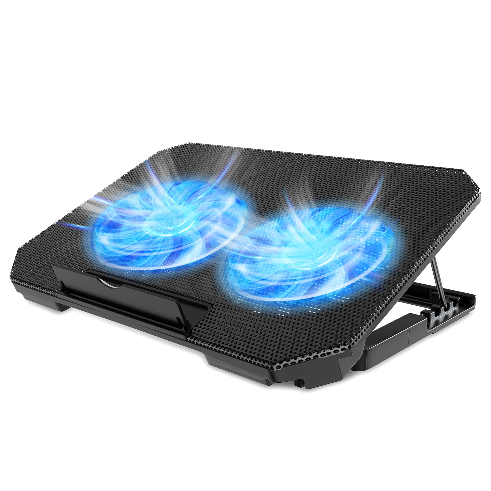 Great Roc Laptop Cooling Pad Stand Portable Pc Stand with 2 Fans Gaming ...