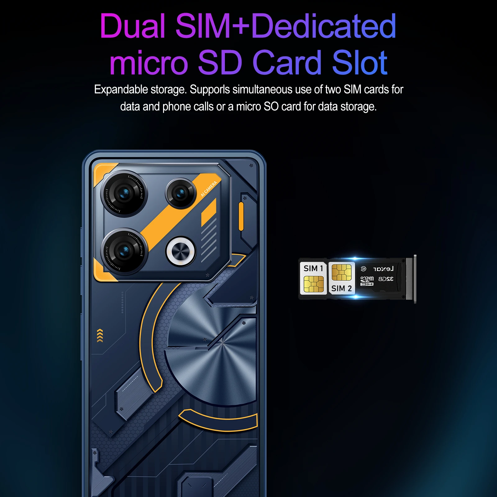 Ultra Large GT10 2K 5G Smartphone 120Hz Refresh Rate 108MP Deca Core ...
