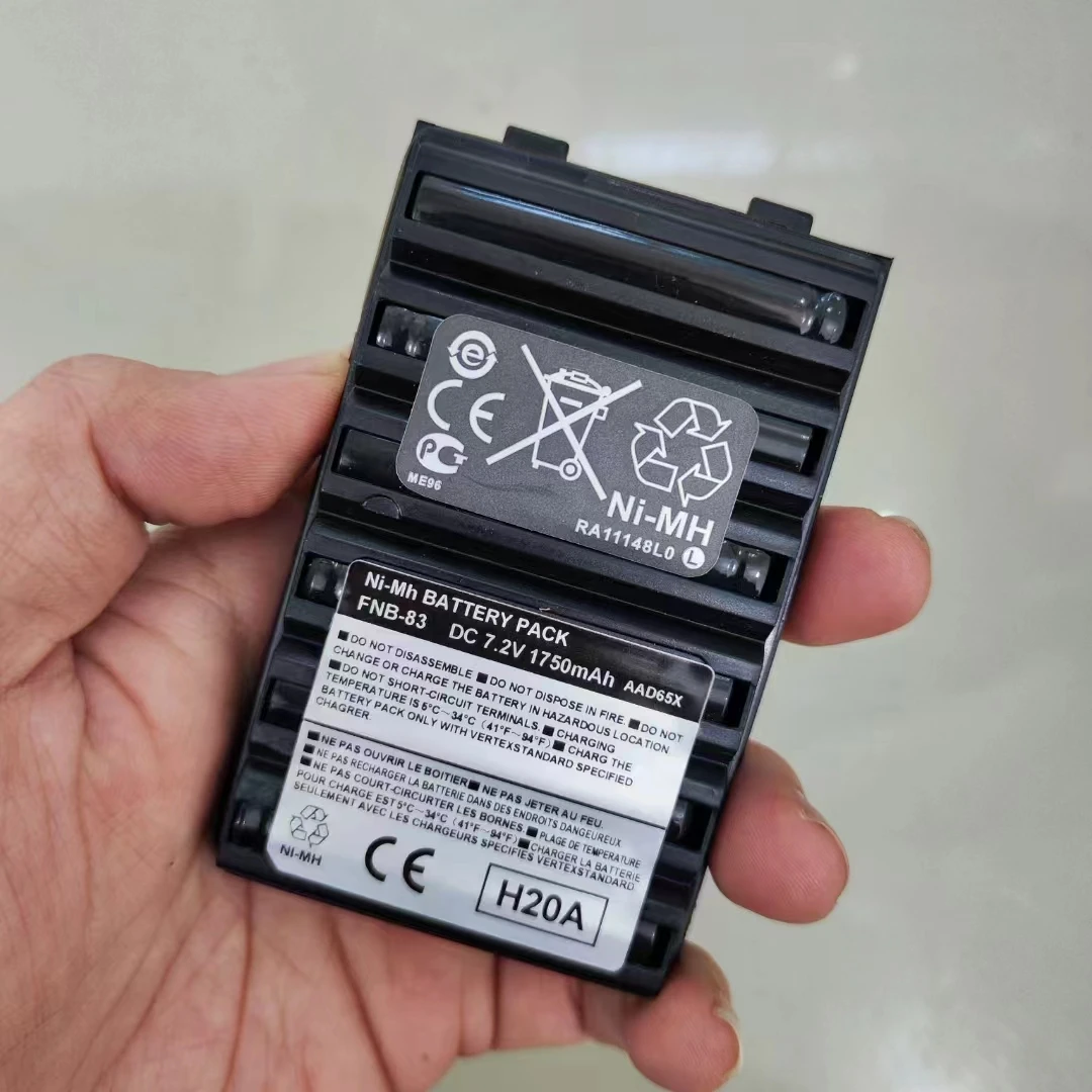 双向无线电电池FNB-83，用于无线电FT-60/60R VXA-300 VX-110/120/150/160最佳全局通话范围 ...