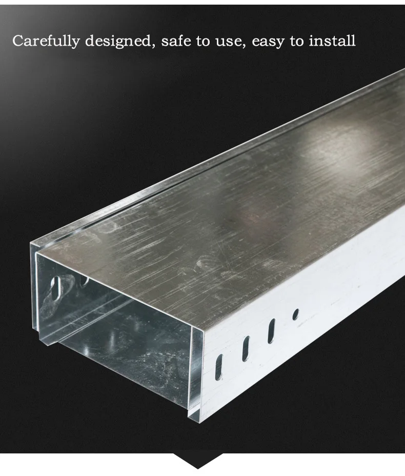 Network Galvanized Outdoor Metal Channels Cable Tray And Trunking - Buy ...
