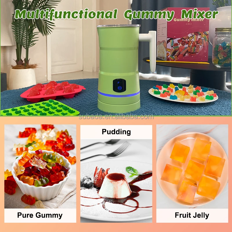 Newly Design Mini Gummy Mixer Machine Milk Chocolate Coffee Pudding ...