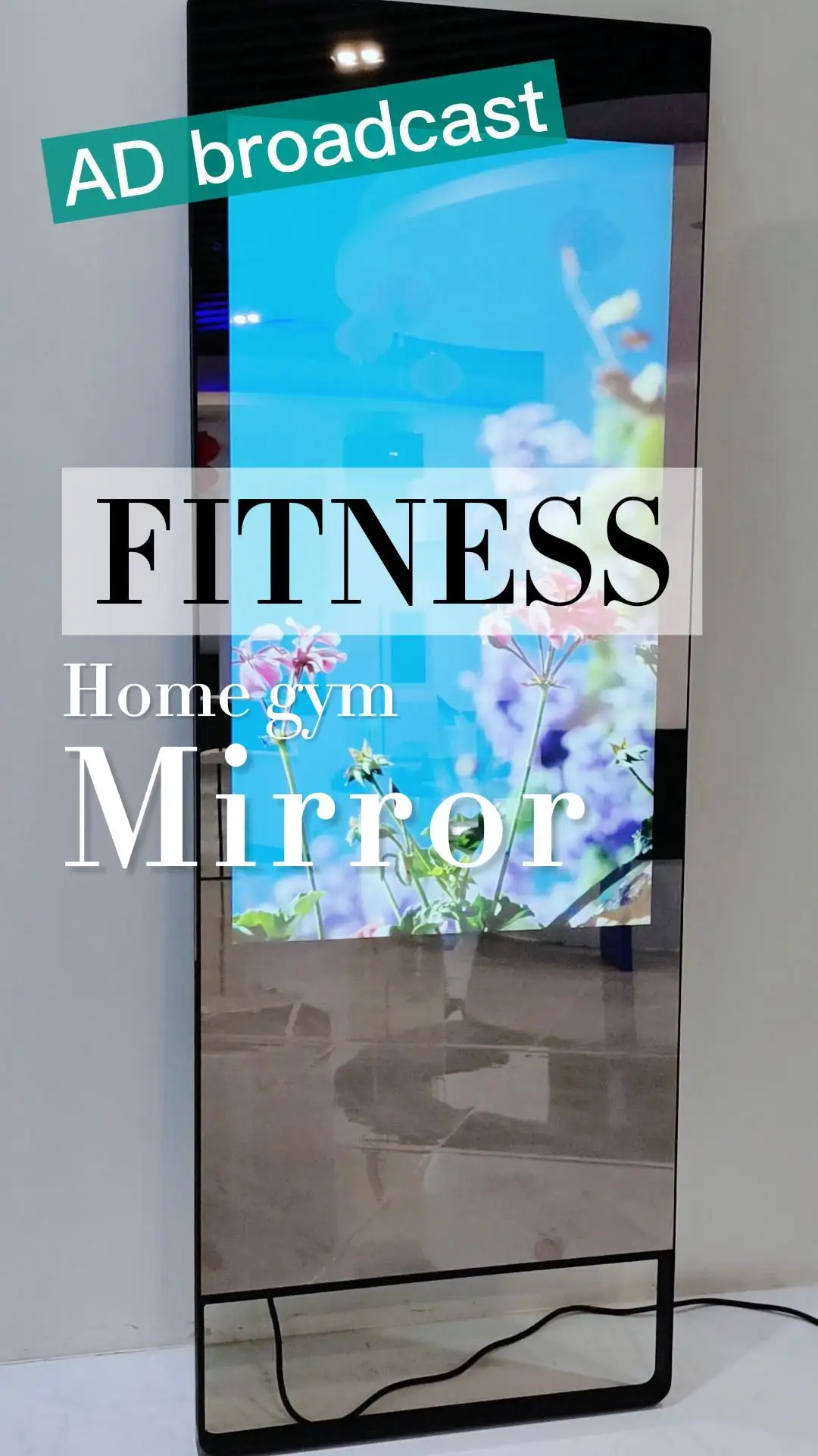 32 Non Touch Magic Mirror Lcd Screen Yoga Gym Smart Fitness Workout ...
