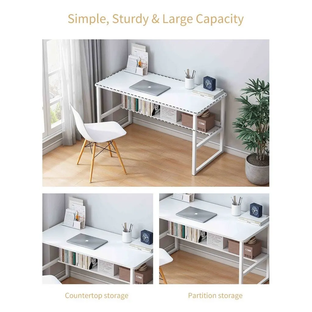 Simple Student Study Desk Computer Table Modern Writing Living Room ...