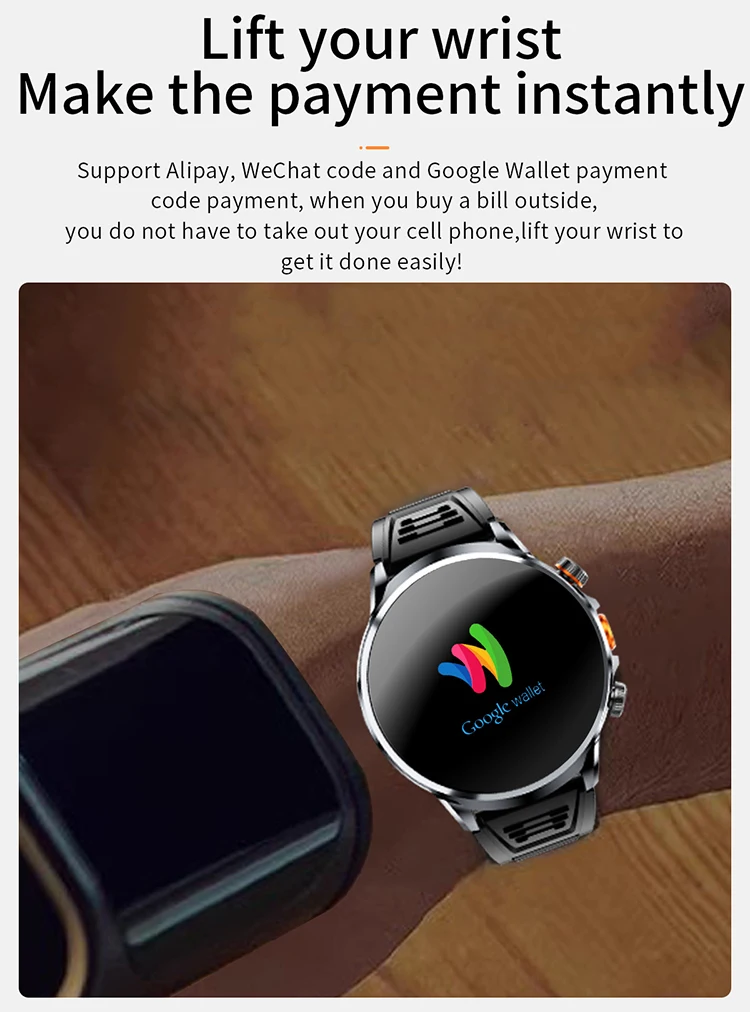 4G Smart Watch with NFC, GPS, and 2GB RAM - Android Wear