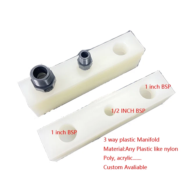 Factory Custom Polypropylene Manifold CNC Machining Fabrication Nylon ...