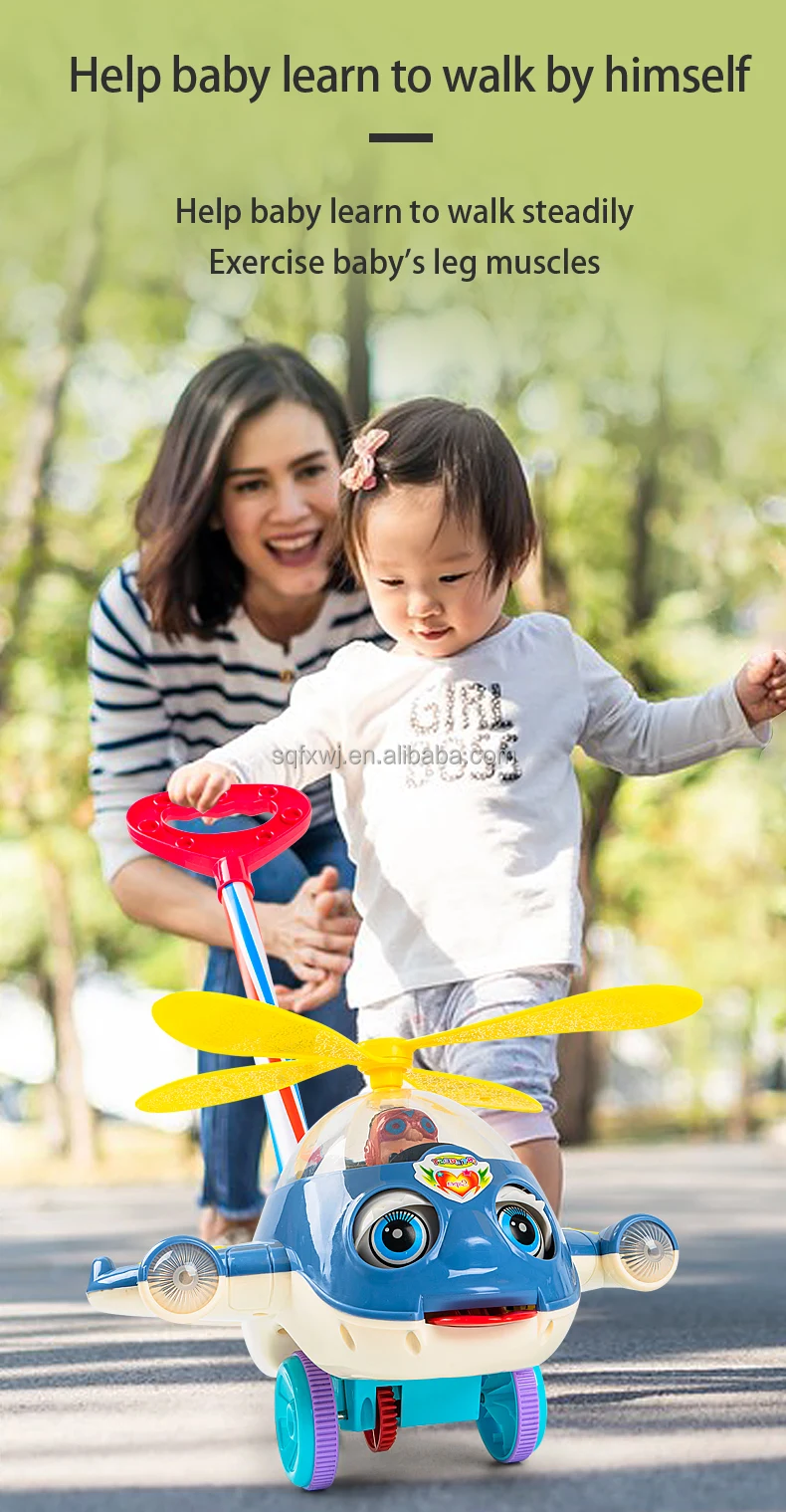 High Quality Children's Hand Push Toy Multi-functional Push/drag Toys ...