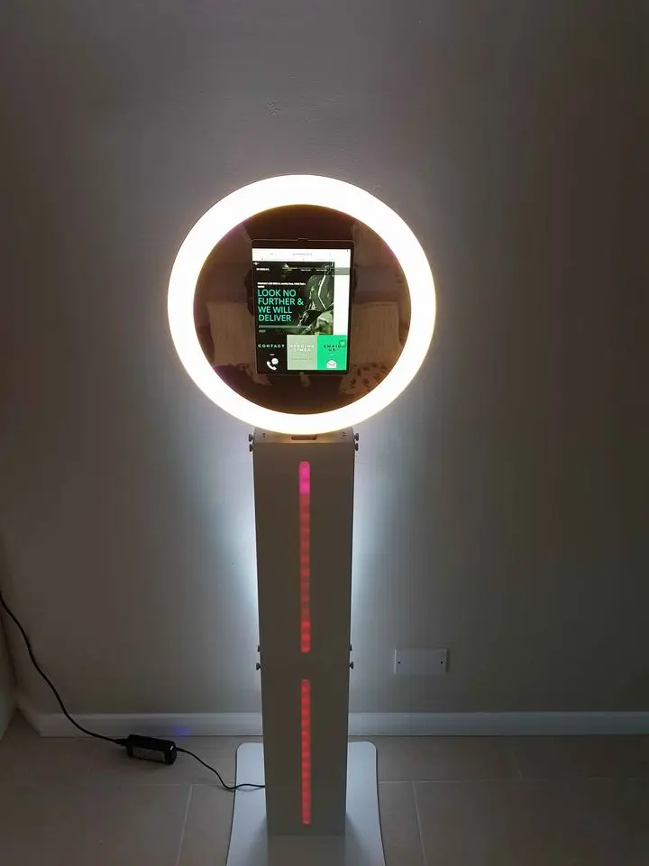 Rgb Dimmable Led Ring Light Photobooth Social Booth Roamer Magic Mirror ...