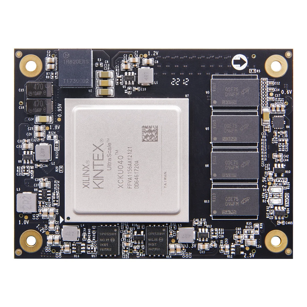 Alinx Som Acku040 Xilinx Kintex Ultrascale Xcku040 Pcie 3. 0 Fpga Core Board System Fpga ...