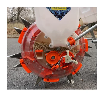 Mini Seederhand Push Rotary Drum Small Seed Corn Wheat Vegetable Rotary ...