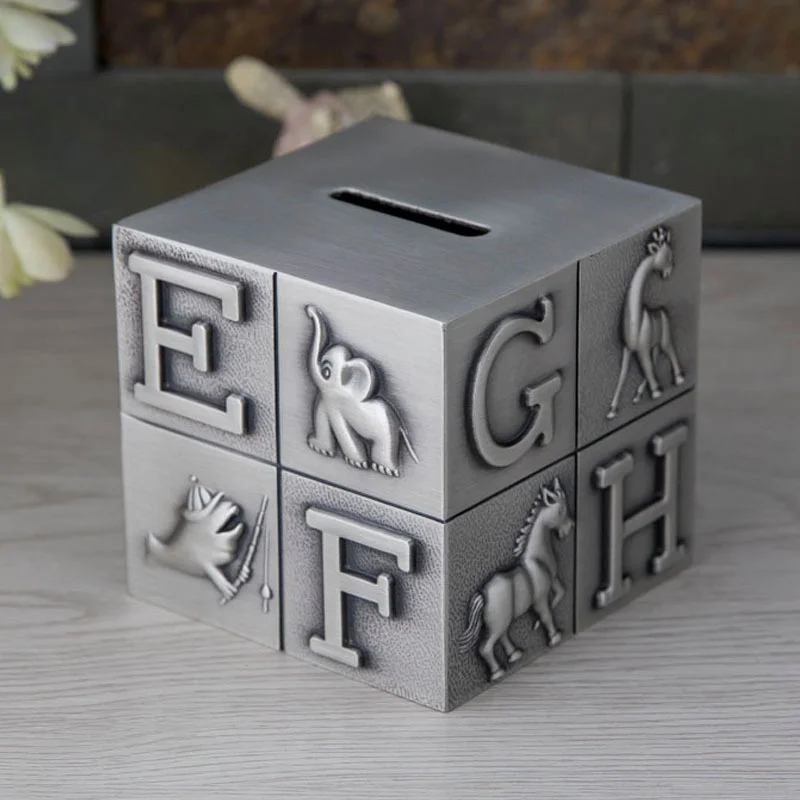 Rubik's Cube Metal Craft Piggy Banks Money Boxes - Buy Piggy Banks ...