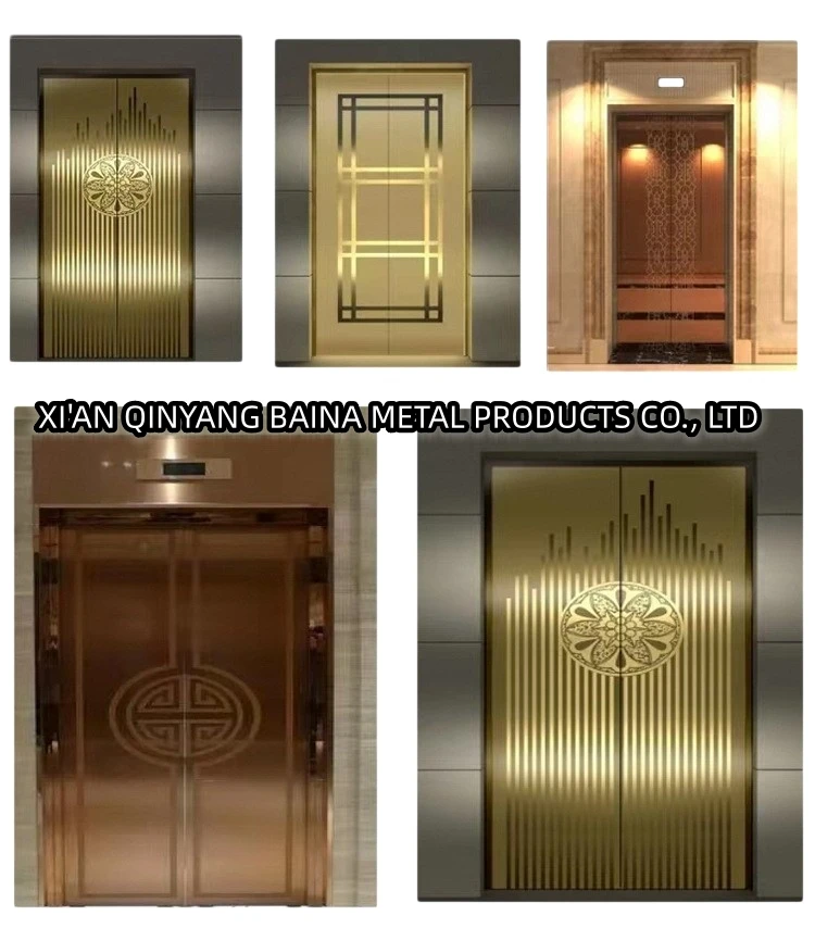 Stainless Steel Elevator Sheet Ceiling Door Sheet Interior Elevator ...