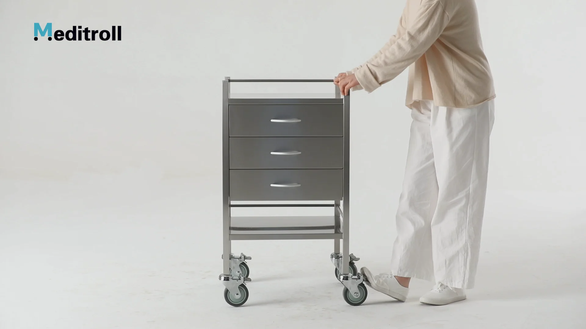 Meditroll Mt03 Big Promotion Movable Stainless Steel Hospital Trolley ...