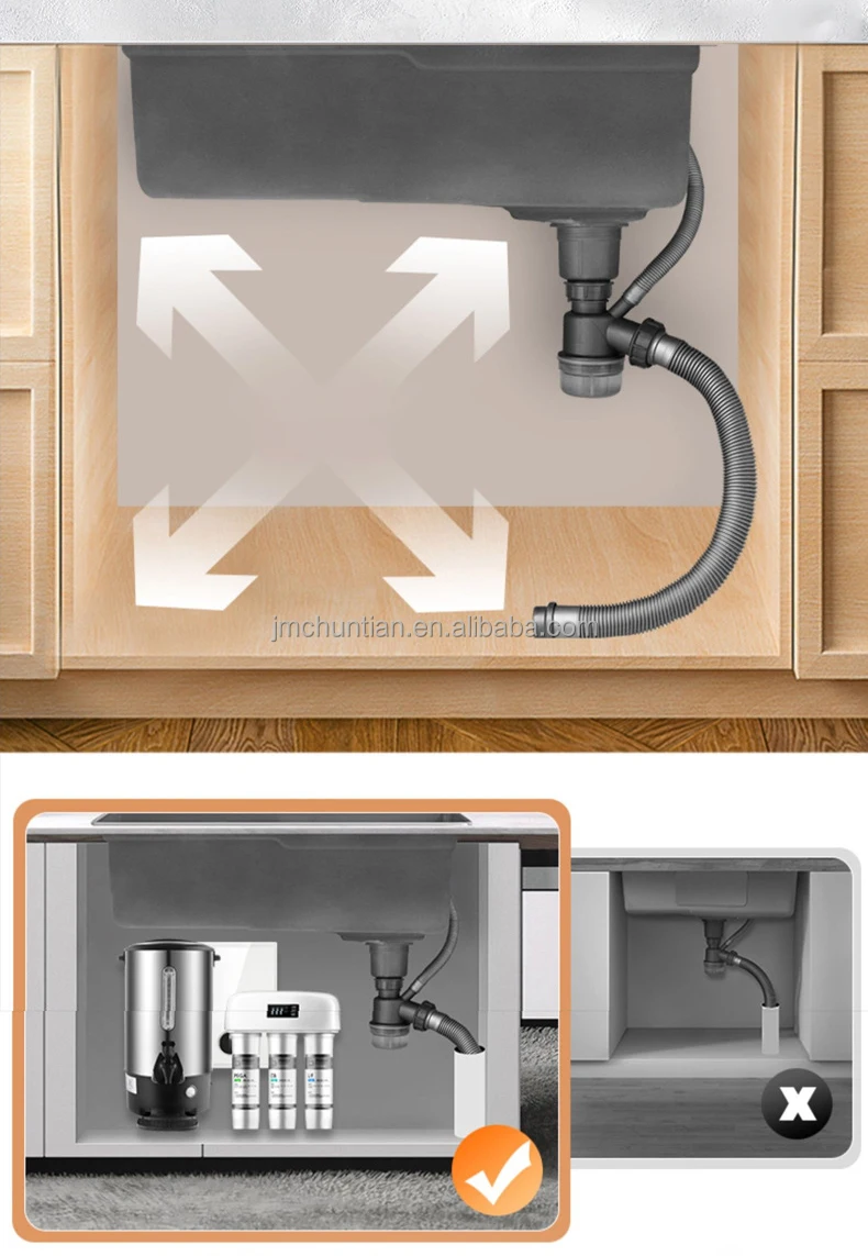 Copper Structure All In One Faucet Double Stainless Steel Mul ...