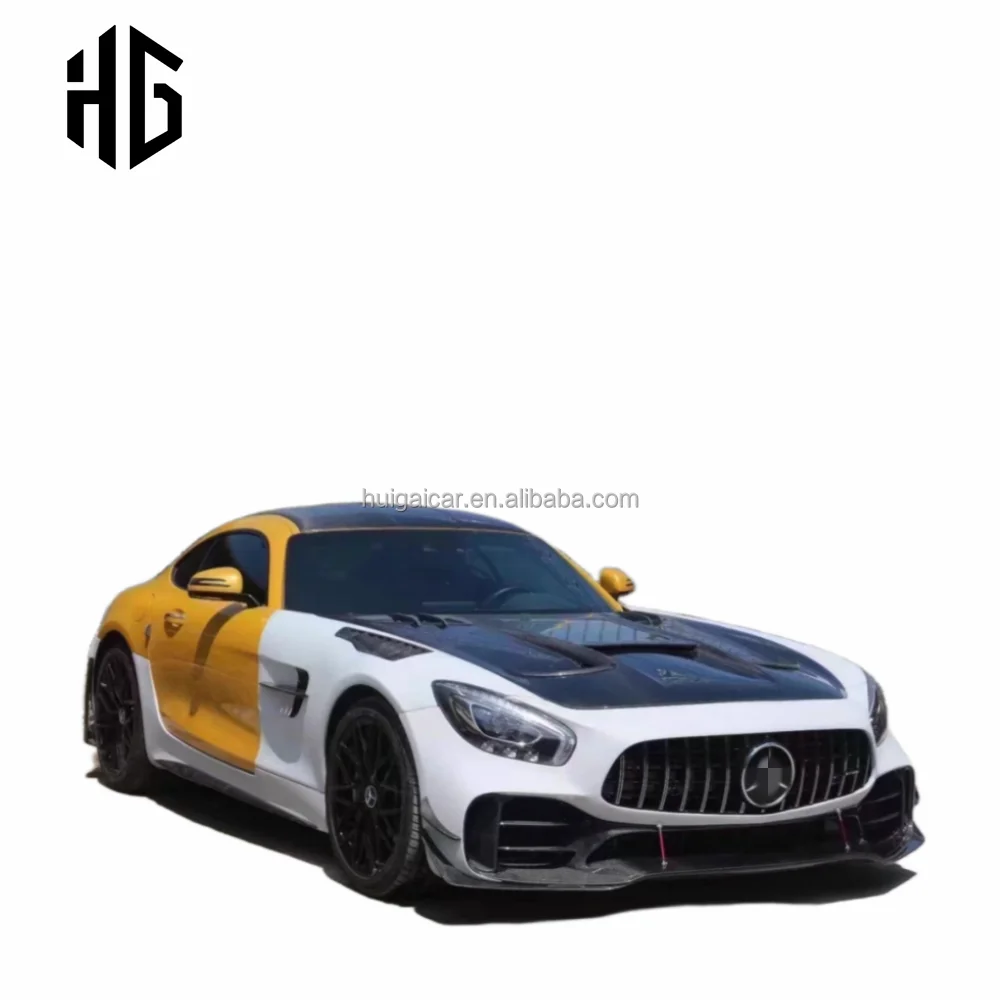 Gtr Style Body Kit With Semi Carbon Fiber Front And Rear Bumper ...