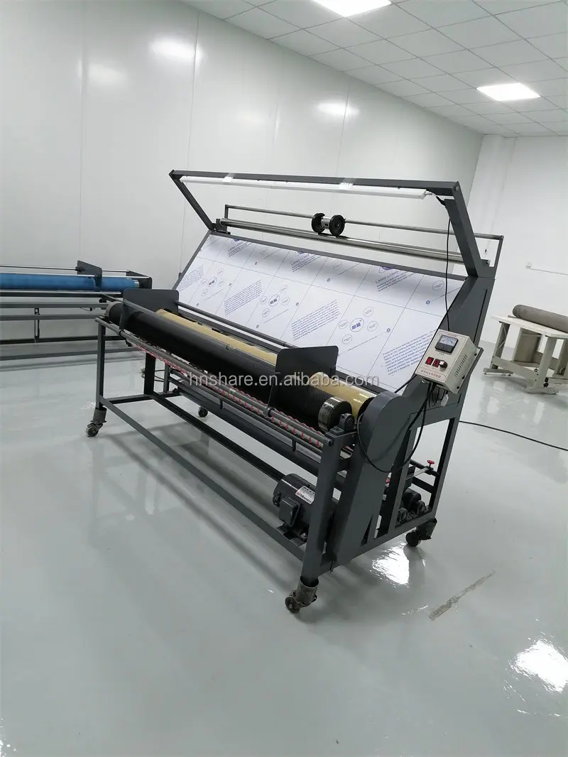Rolling Fabric Measuring Inspection Roll Slitter Cutting Rolling ...