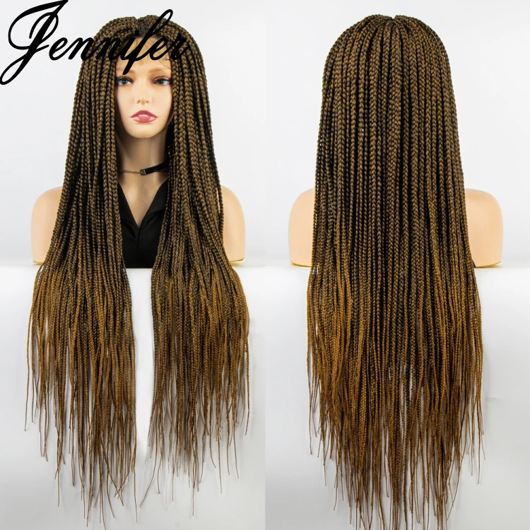 Jennifer Synthetic Full Lace Wig - Braided Wigs for Black Women