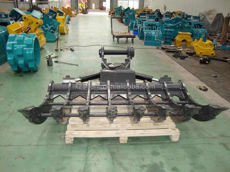 Tilt Root Rake For Excavators Digger Rake Attachment - Buy Tilt Root ...