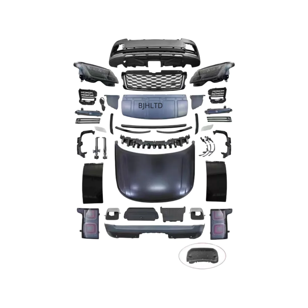 Front Bumper Lower Skirt Air Deflector Lr098434 Lr098435 For Range ...