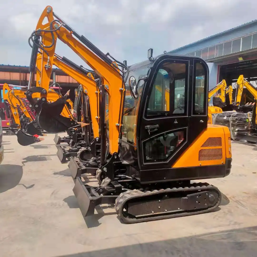 New 2.0 Ton Operating Weight Mini Digger Excav Mini Crawler Excavator ...