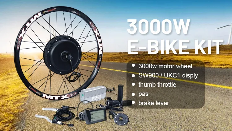 48v-72v 3000w Wheel Ebike E Bike Bike Hub Motor Conversion Kit Without ...