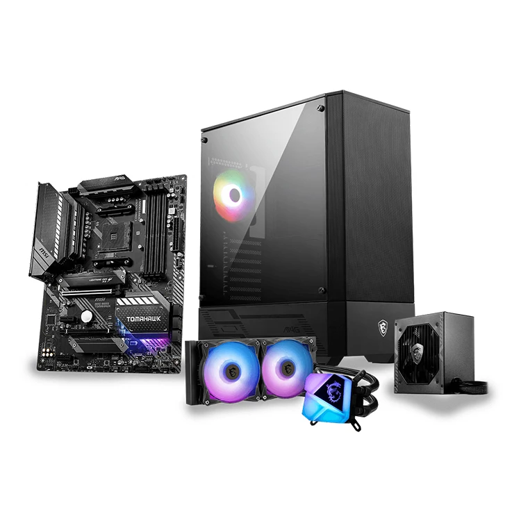 Msi Mag Forge 110r Mid-tower Gaming Desktop Computer Case With Argb ...