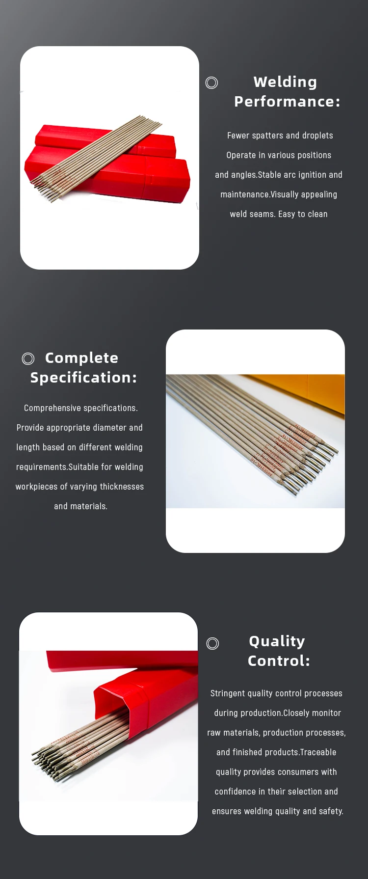 Hot Sell Stainless Steel Welding Electrode Welding Rod E308-16 E309-16 ...