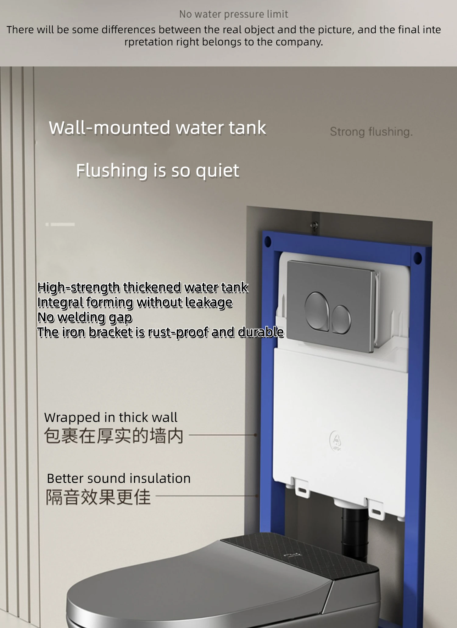 Marachi Smart Toilets Concealed Cistern Inodoro Wall Hung Ceramic ...
