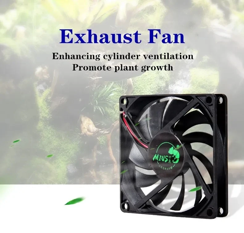 Terrarium Cool Fan - Mini Temperature and Humidity Sensor